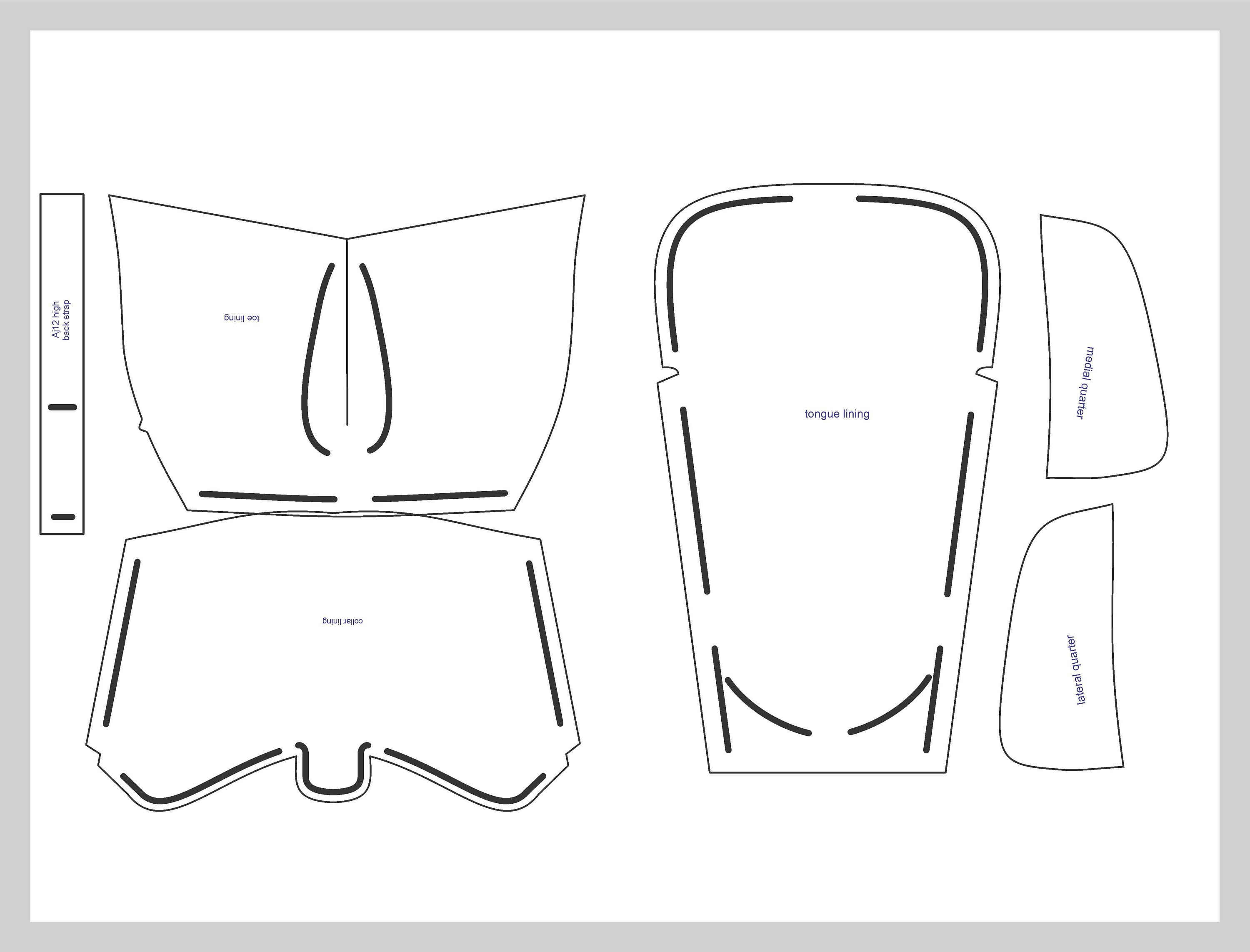 Sneaker Pattern - Etsy