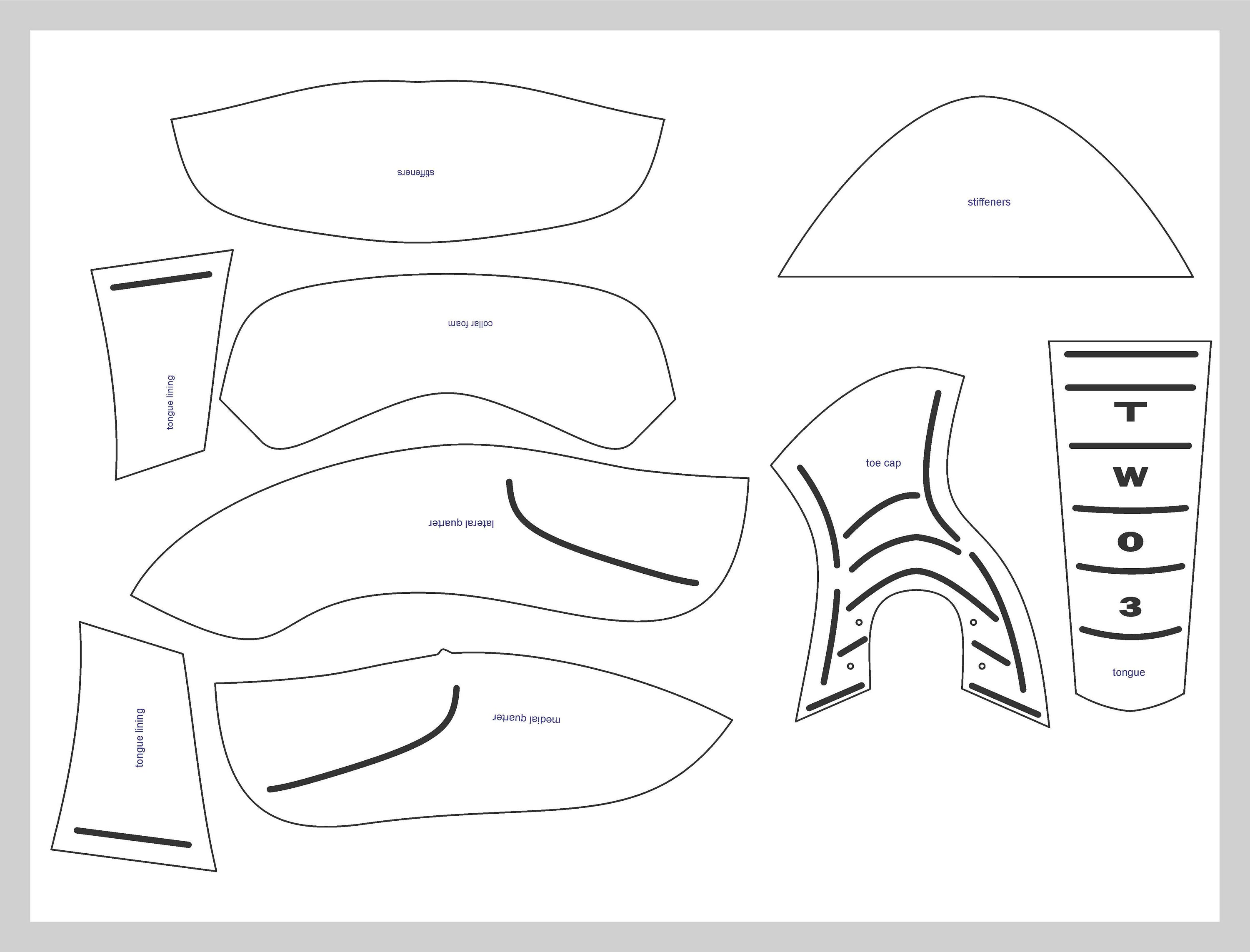 Sneaker Pattern - Etsy