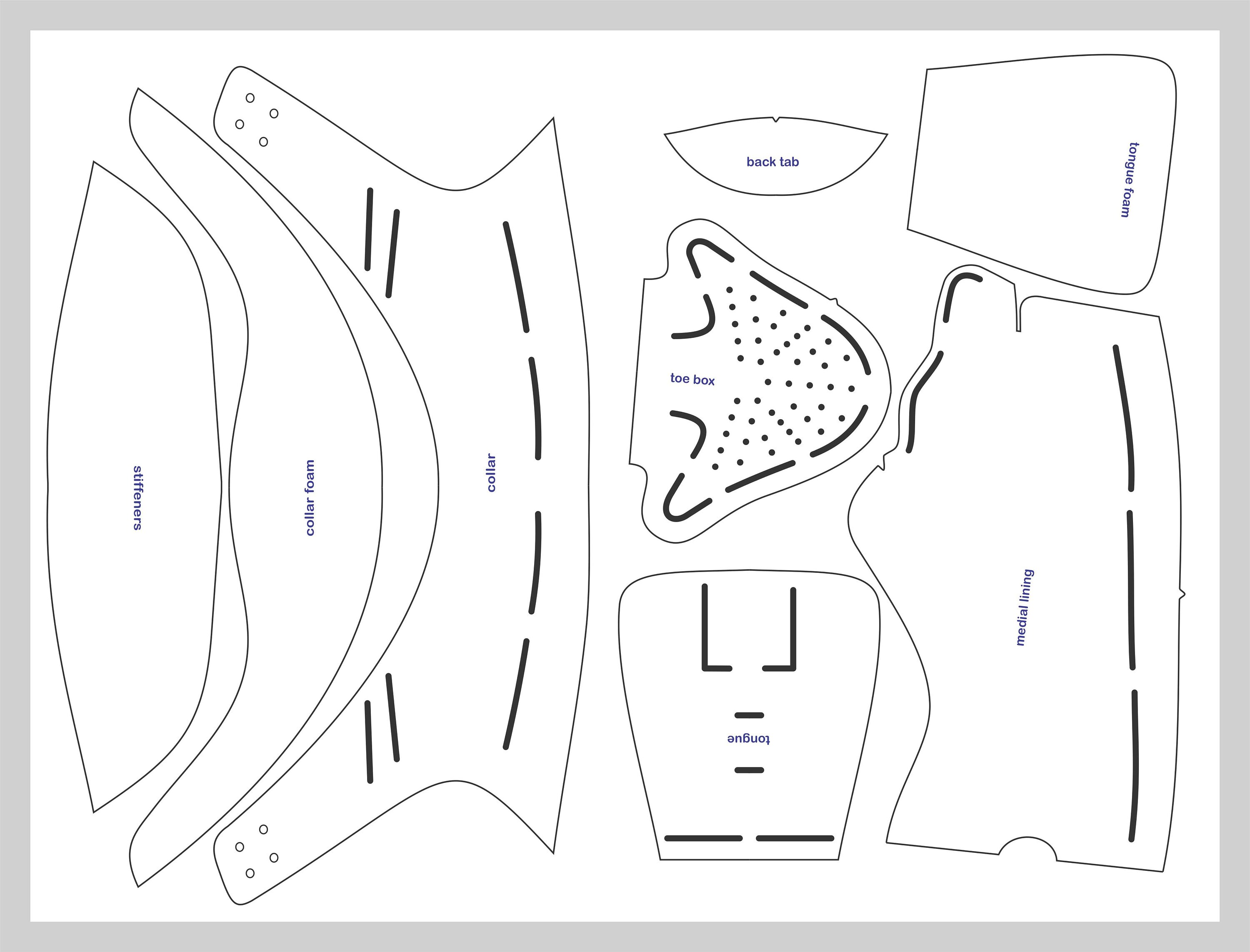 Sneaker Pattern - Etsy