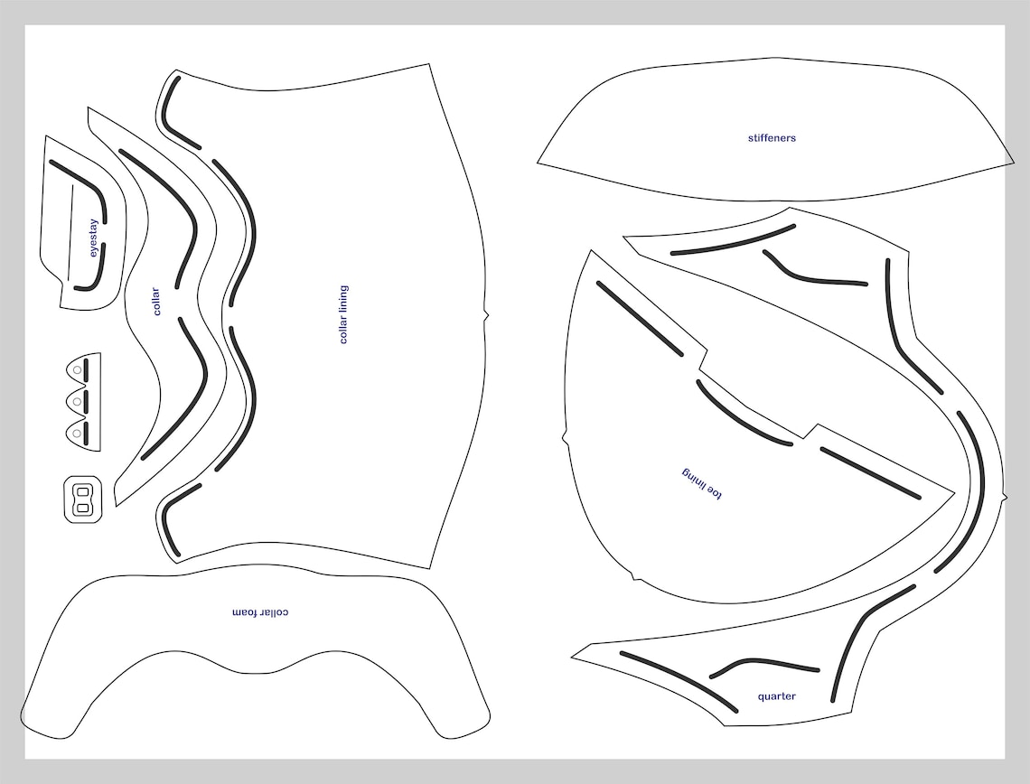 Sneaker Pattern - Etsy