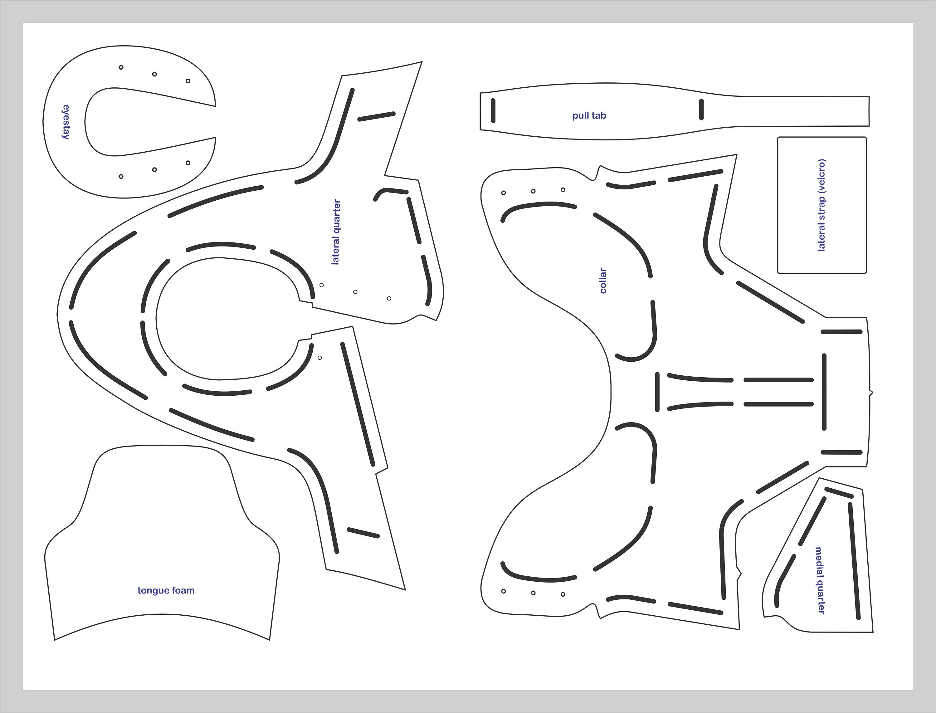 Sneaker Pattern - Etsy