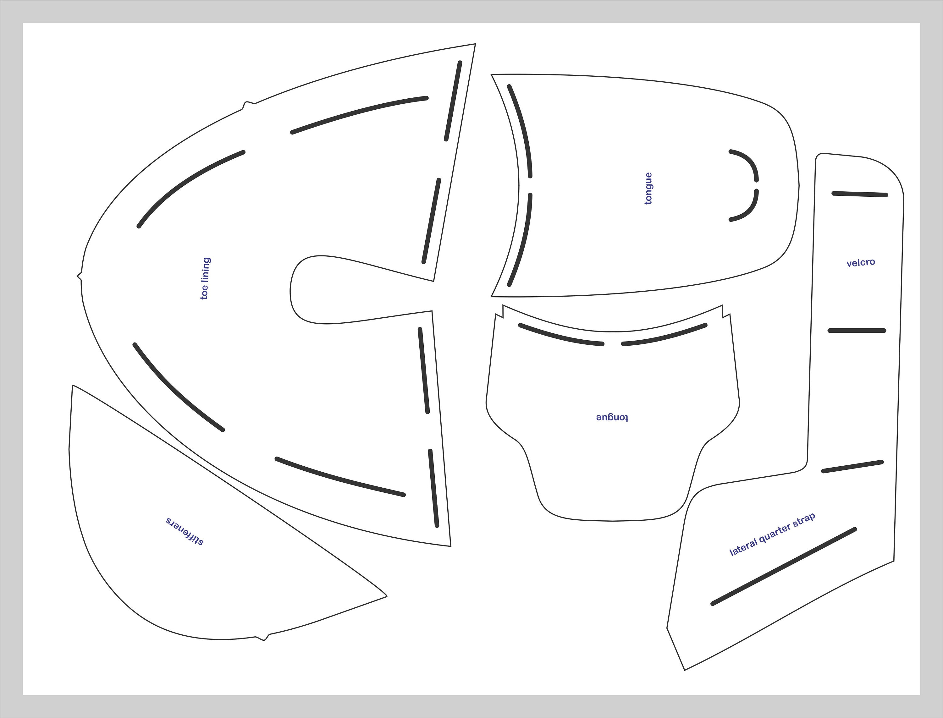 Sneaker Pattern - Etsy