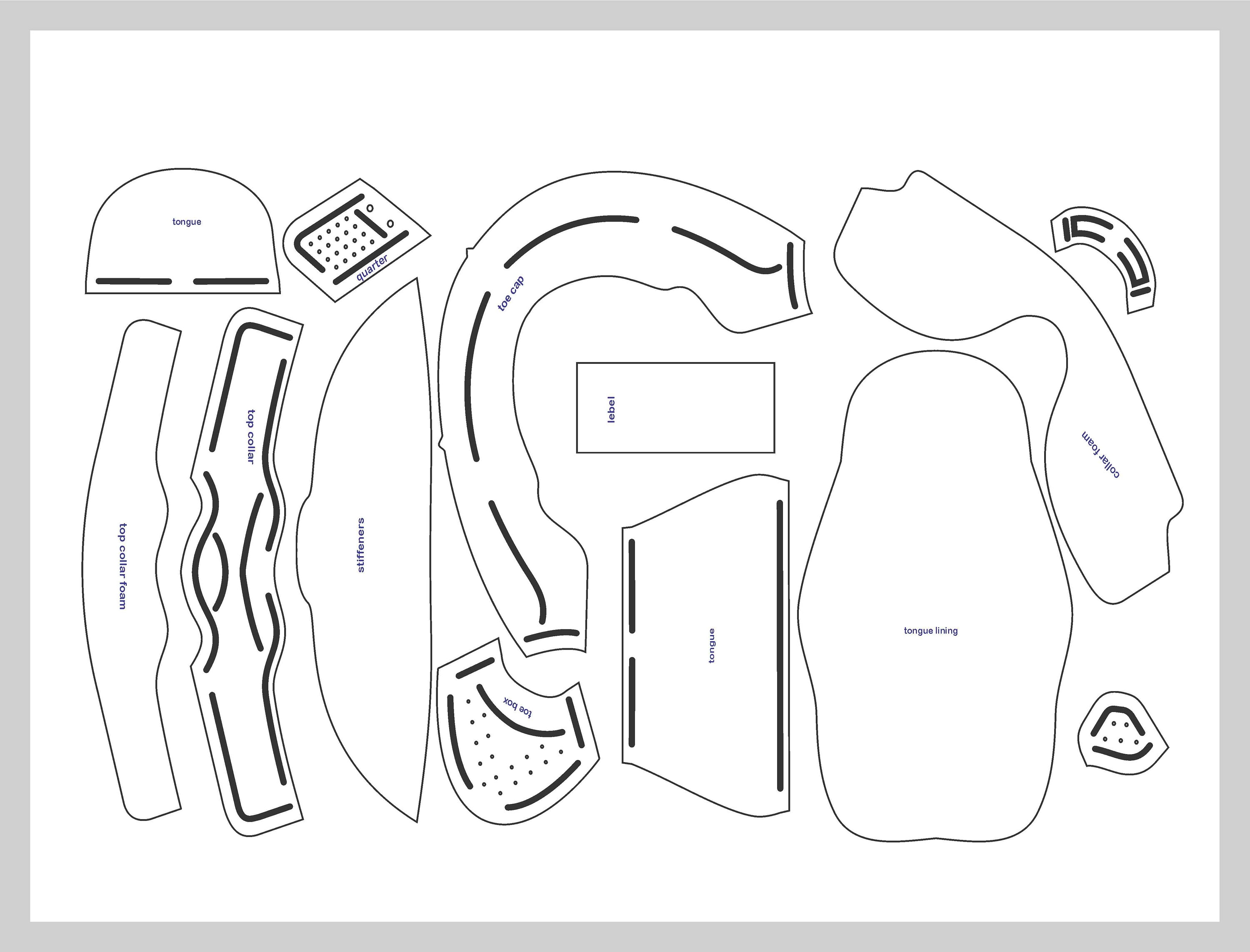 Sneaker Pattern - Etsy