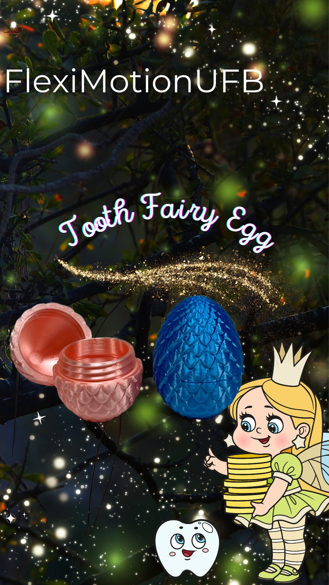 Enchanted Dragon Egg Baby Teeth Treasure Box - Etsy