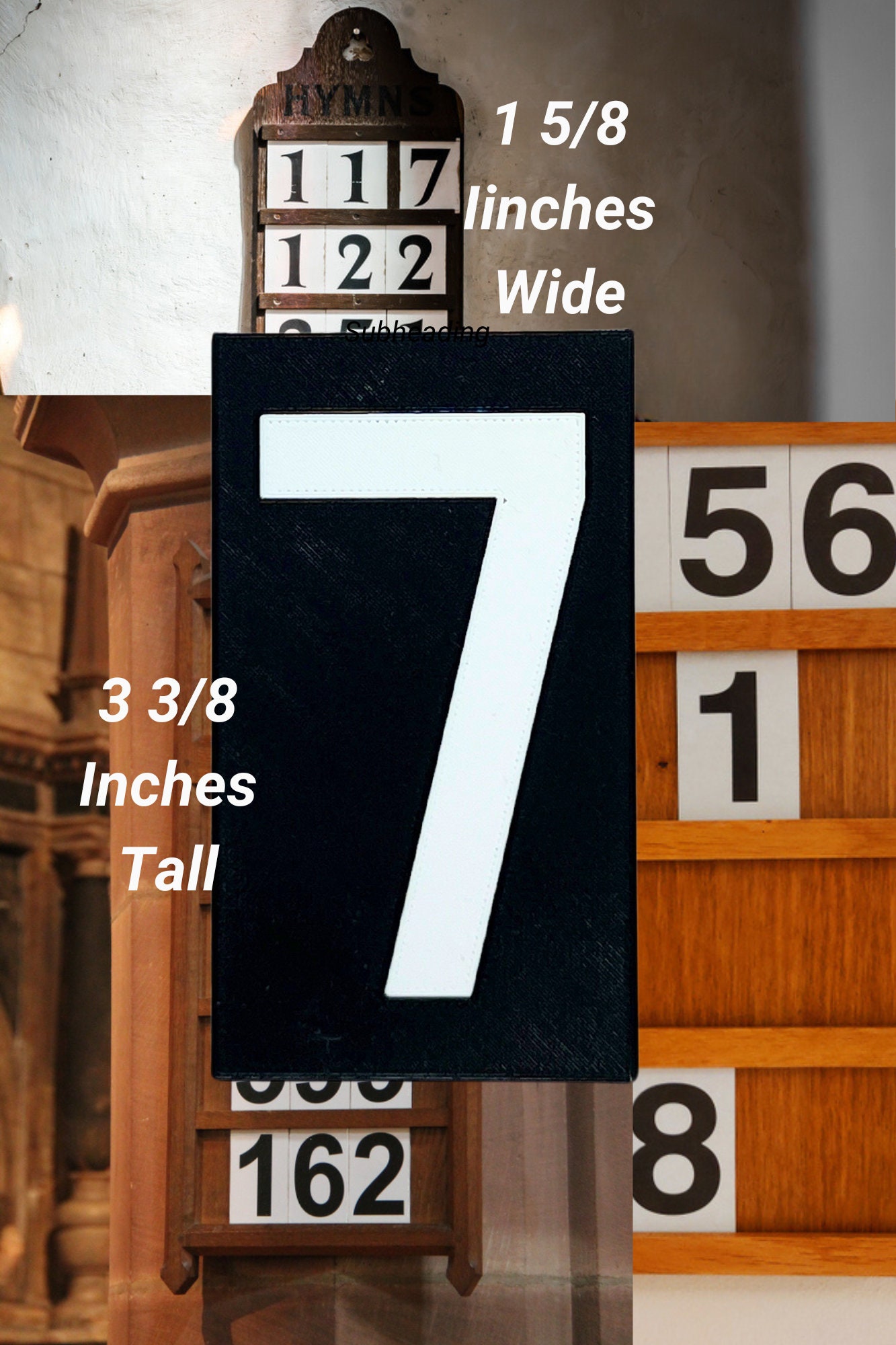 Church Hymn Board Numbers in Classic Black and White - Etsy UK