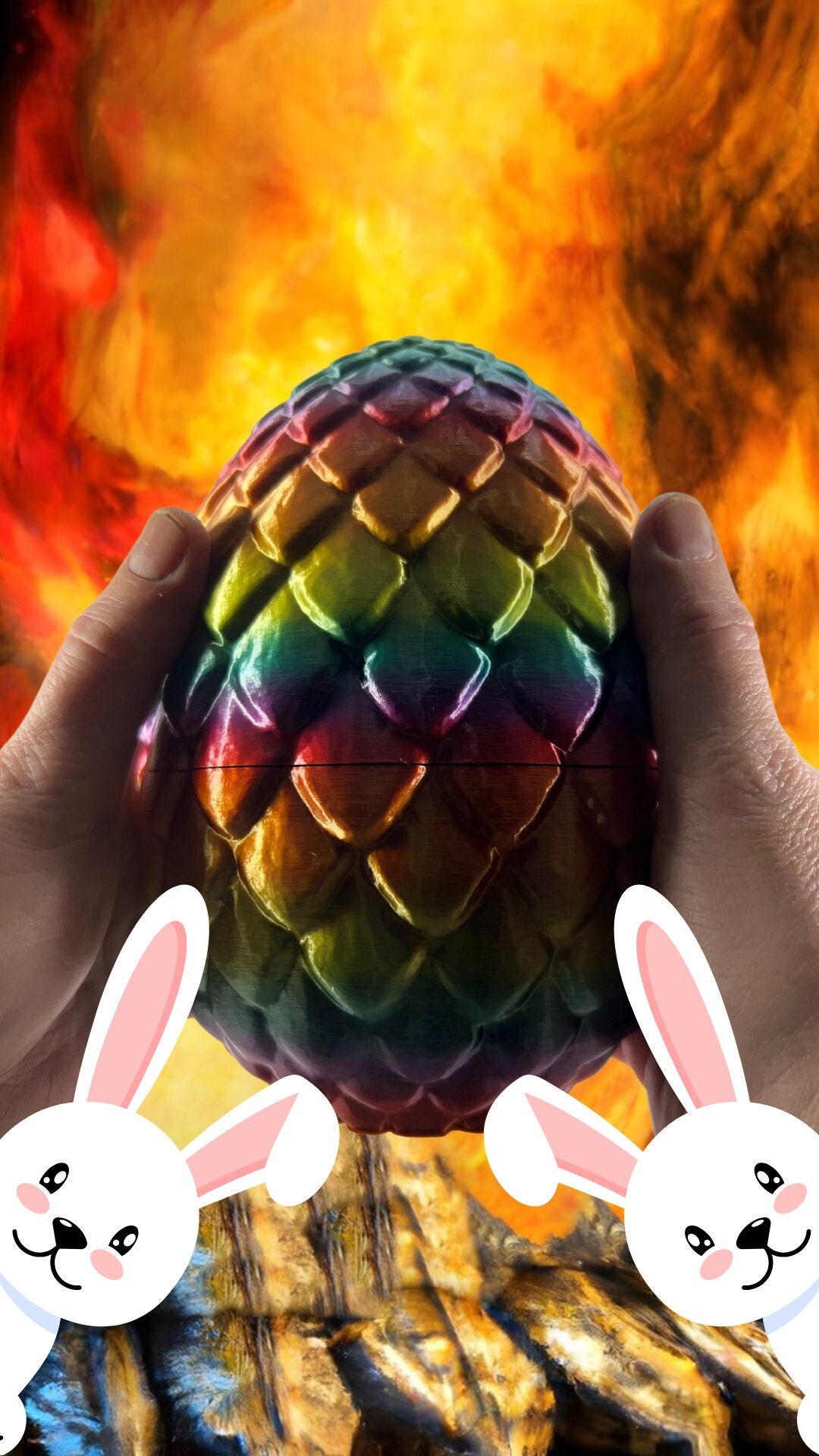 Giant Easter Dragon Egg to Hide Candy in the Secret Compartment. - Etsy