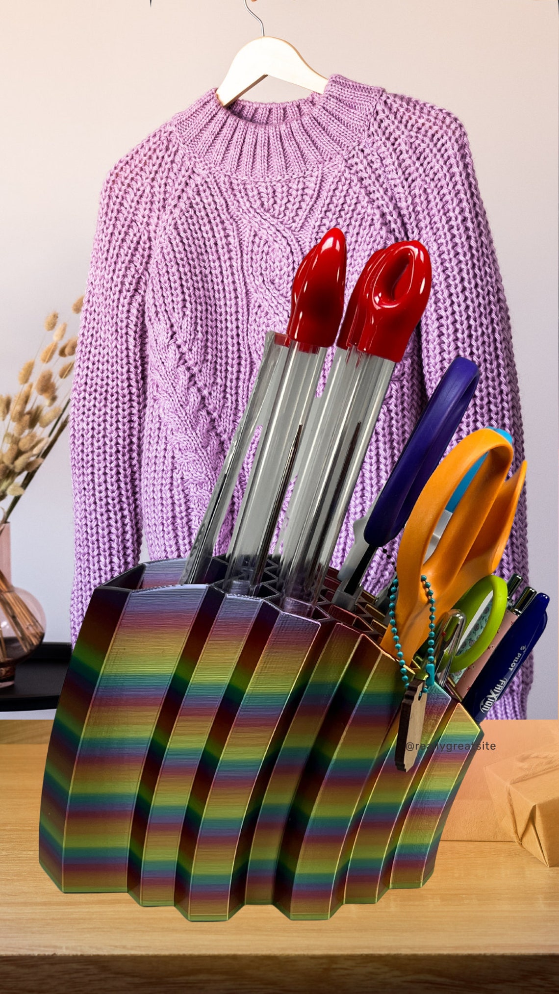 The Knitting Caddy-your Trusty Side Kick for Yarn-tastic Adventures - Etsy