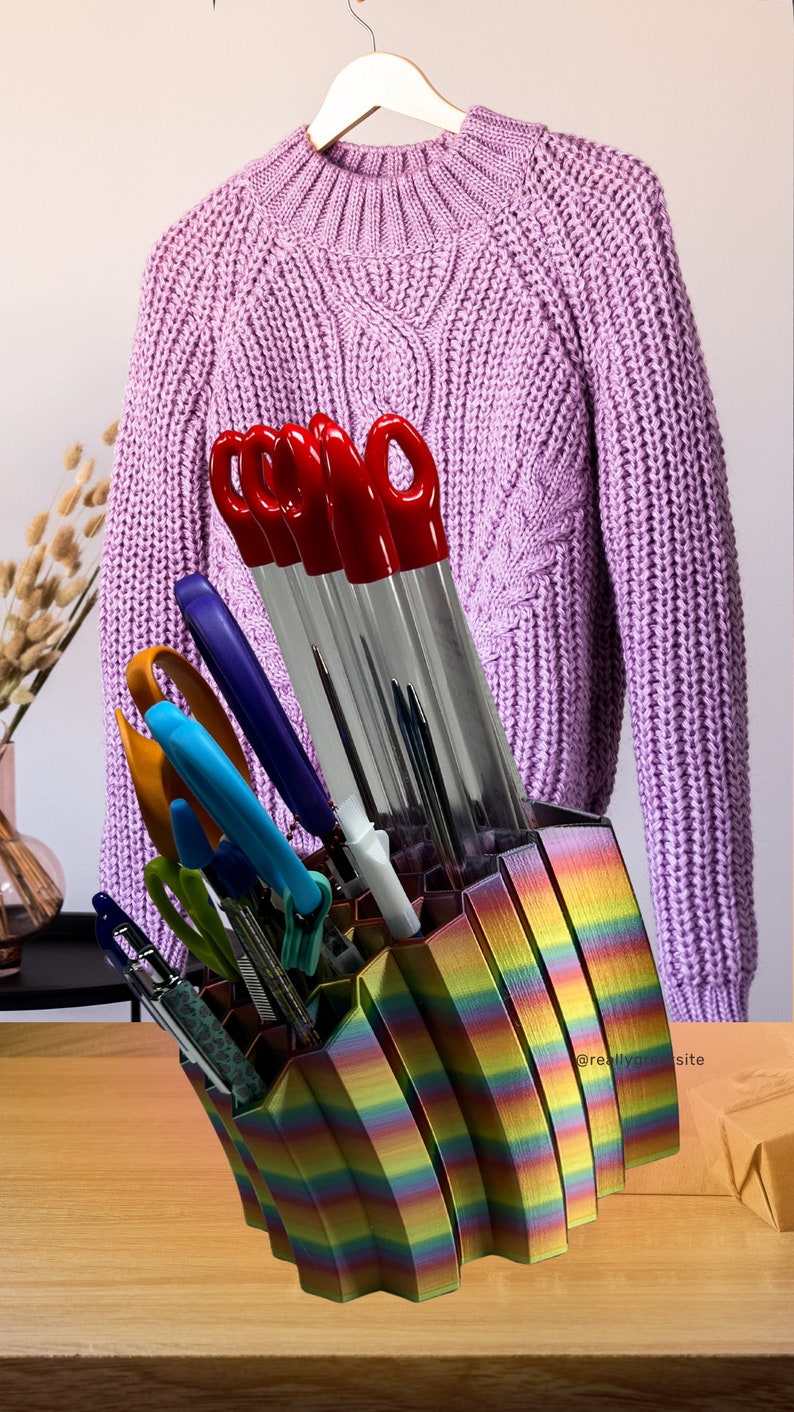 The Knitting Caddy-your Trusty Side Kick for Yarn-tastic Adventures - Etsy