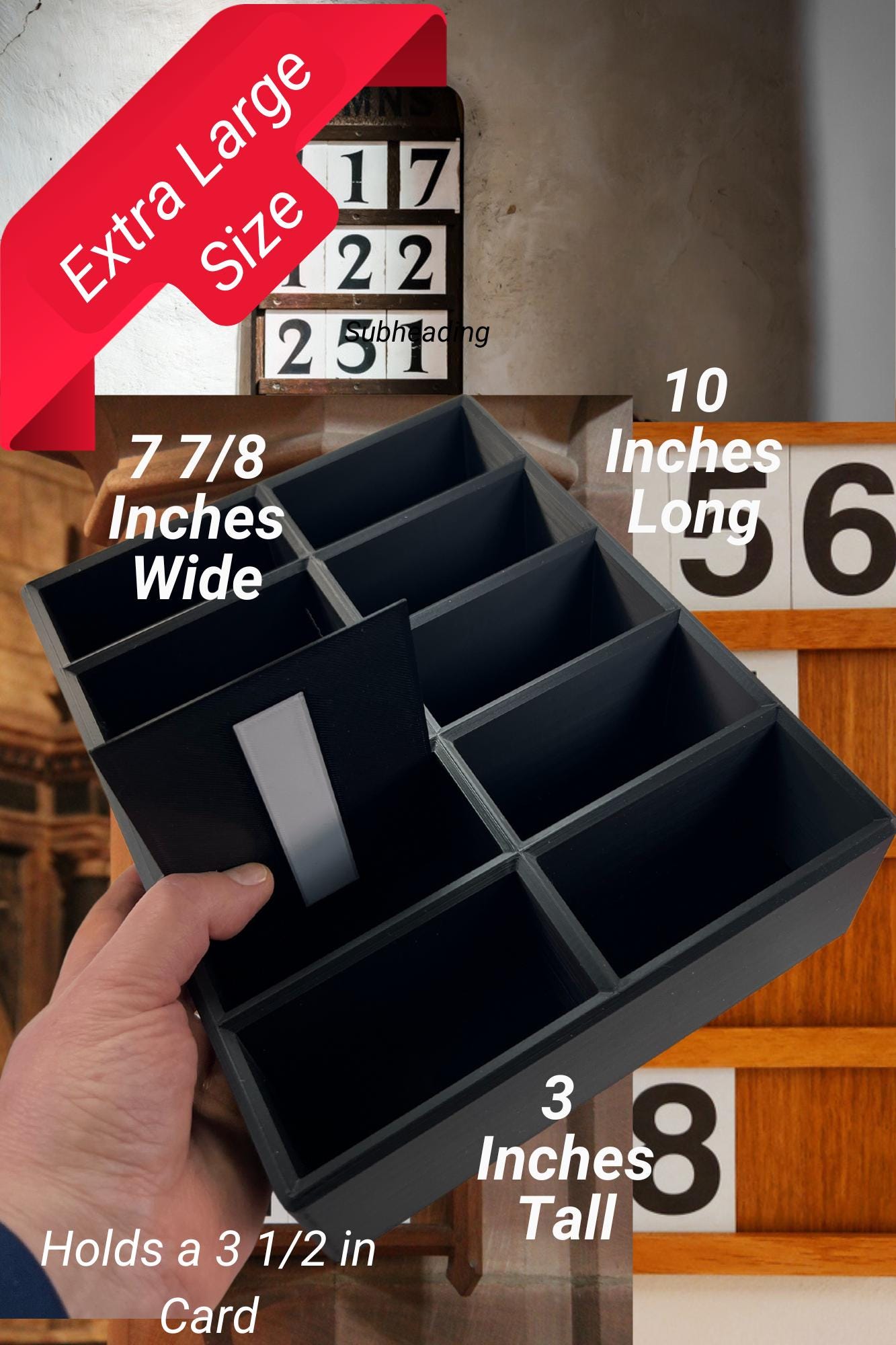Hymn Board Number Box – 4 Sizes - Scalable Options for Elegant Worship ...