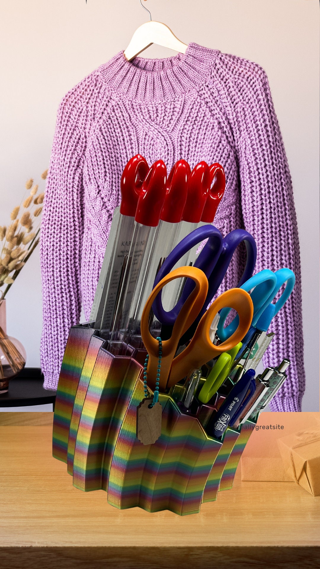 The Knitting Caddy-your Trusty Side Kick for Yarn-tastic Adventures - Etsy