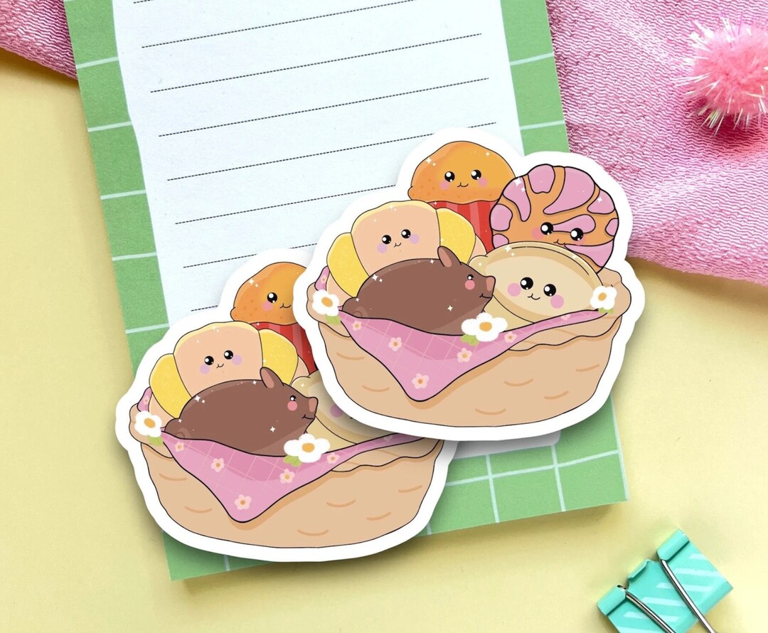 Pan Dulce Sticker Concha Sticker Bakery Sticker Vinyl - Etsy