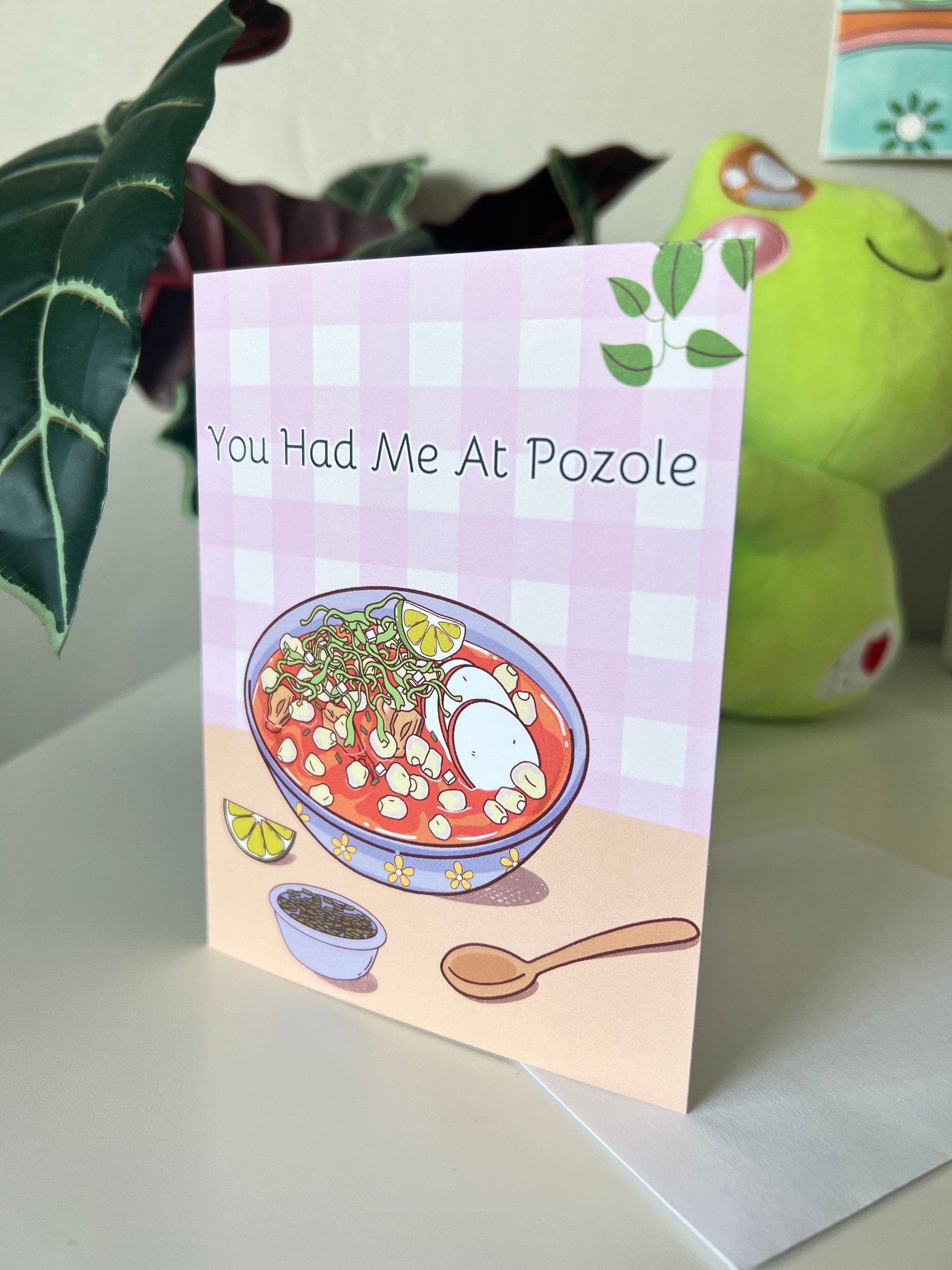 Pozole Greeting Card, Spanish Greeting Cards, Mexican Food Art , for ...