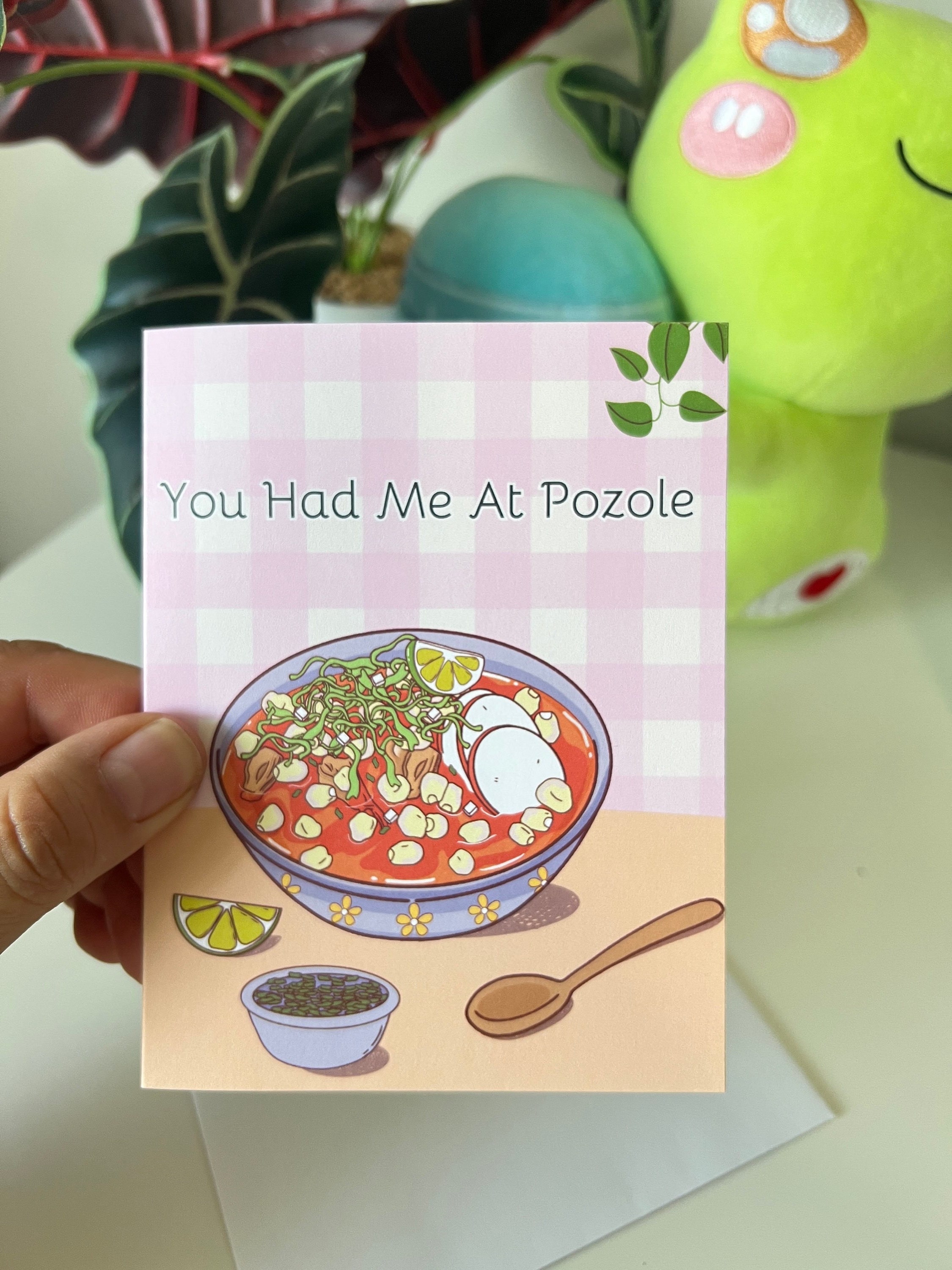 Pozole Greeting Card, Spanish Greeting Cards, Mexican Food Art , for ...