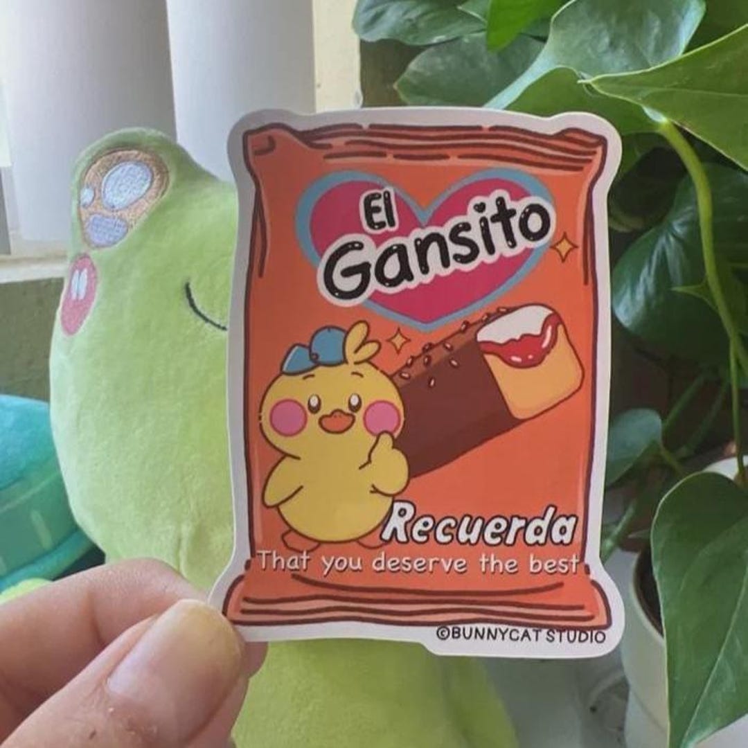 Gansito Sticker: Motivational Mexican Food Vinyl Decal - Etsy