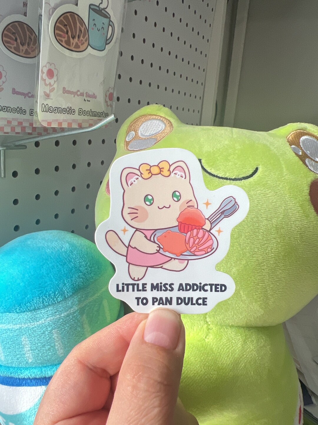 Little Miss Addicted to Pan Dulce Sticker, Latina Stickers, Cute Cat ...