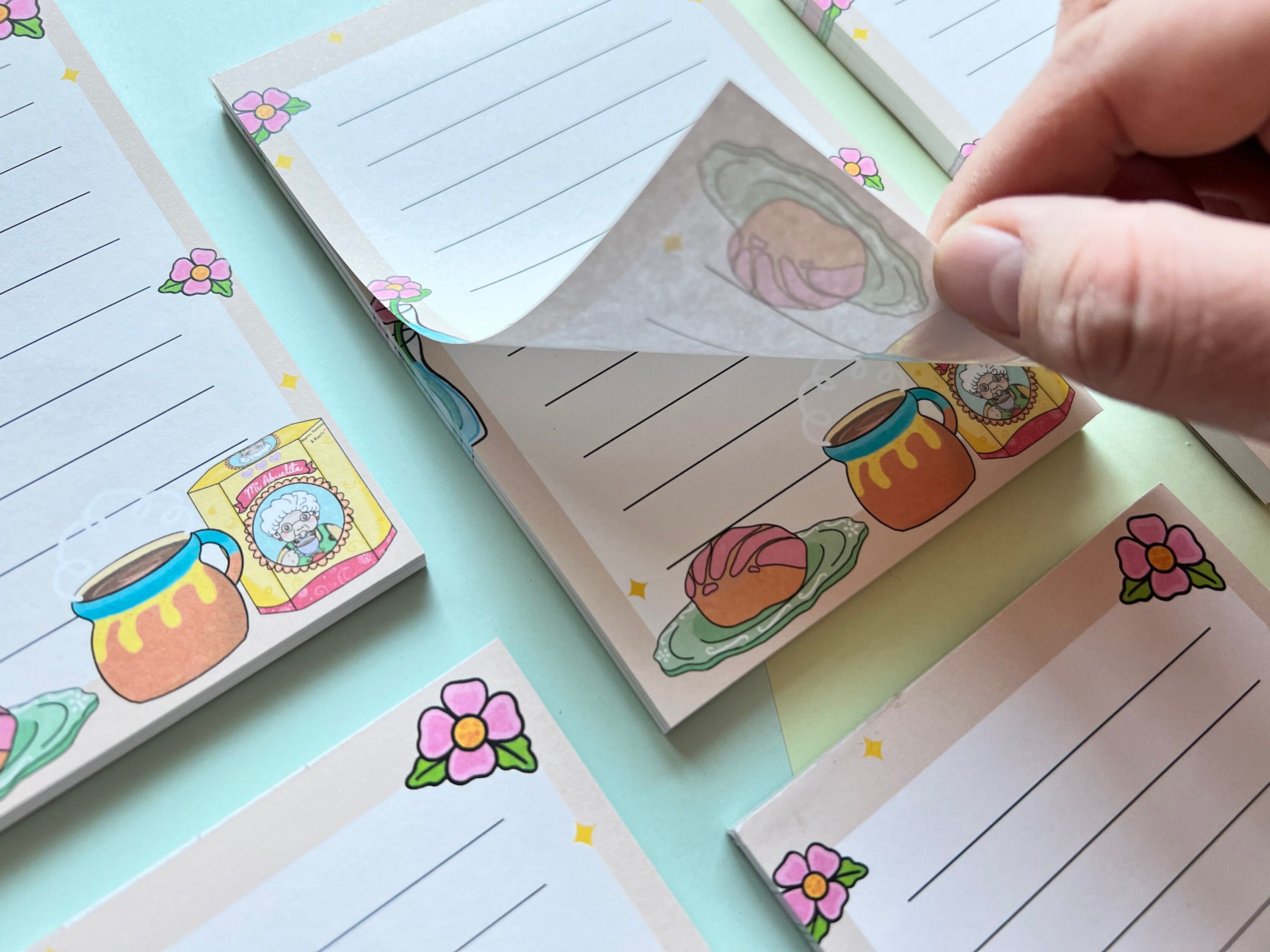 Abuelitas Chocolate Notepad Aesthetic Stationery Mexican - Etsy