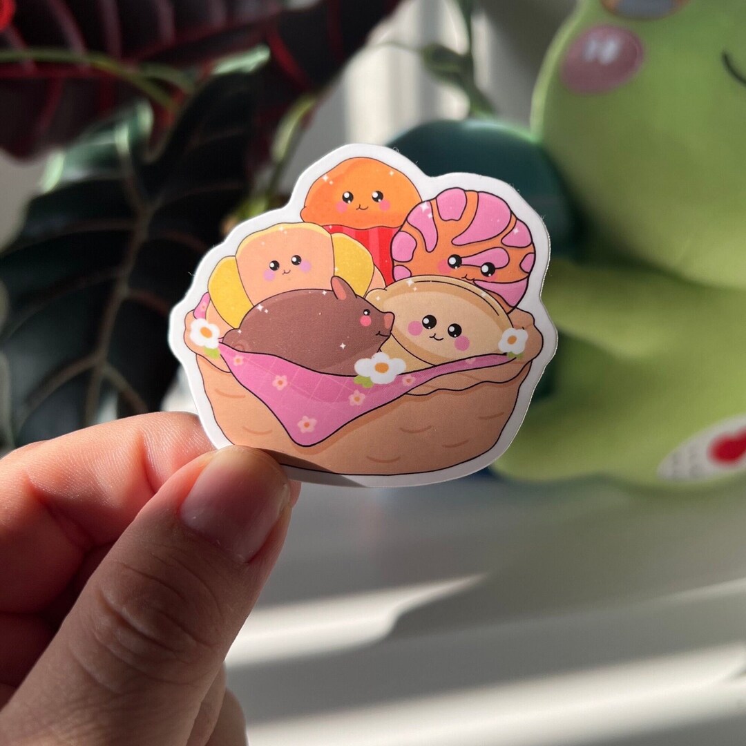 Pan Dulce Sticker, Concha Sticker, Bakery Sticker, Vinyl Sticker, Latin ...