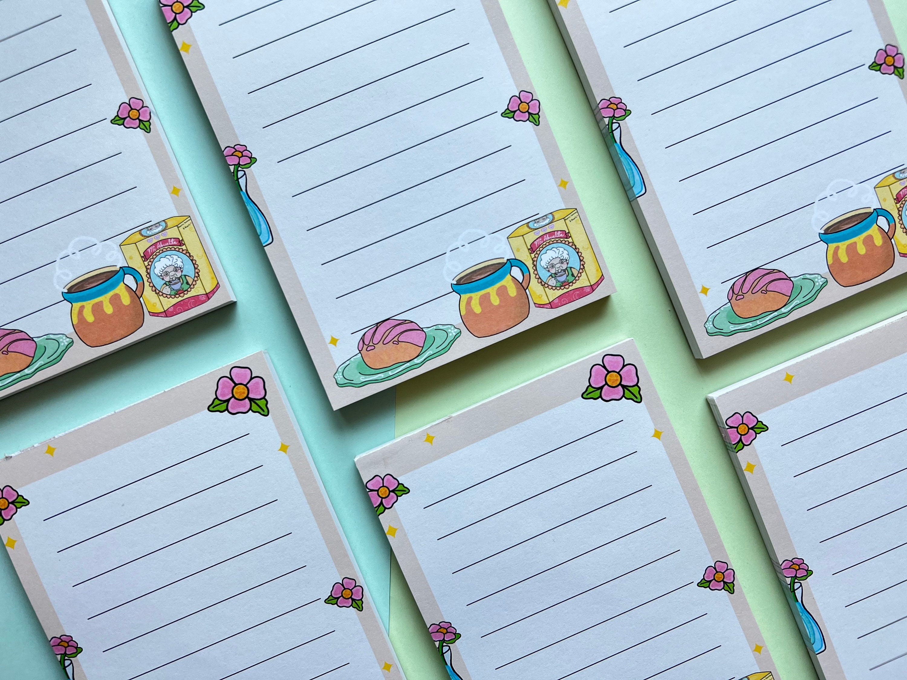 Abuelitas Chocolate Notepad Aesthetic Stationery Mexican - Etsy