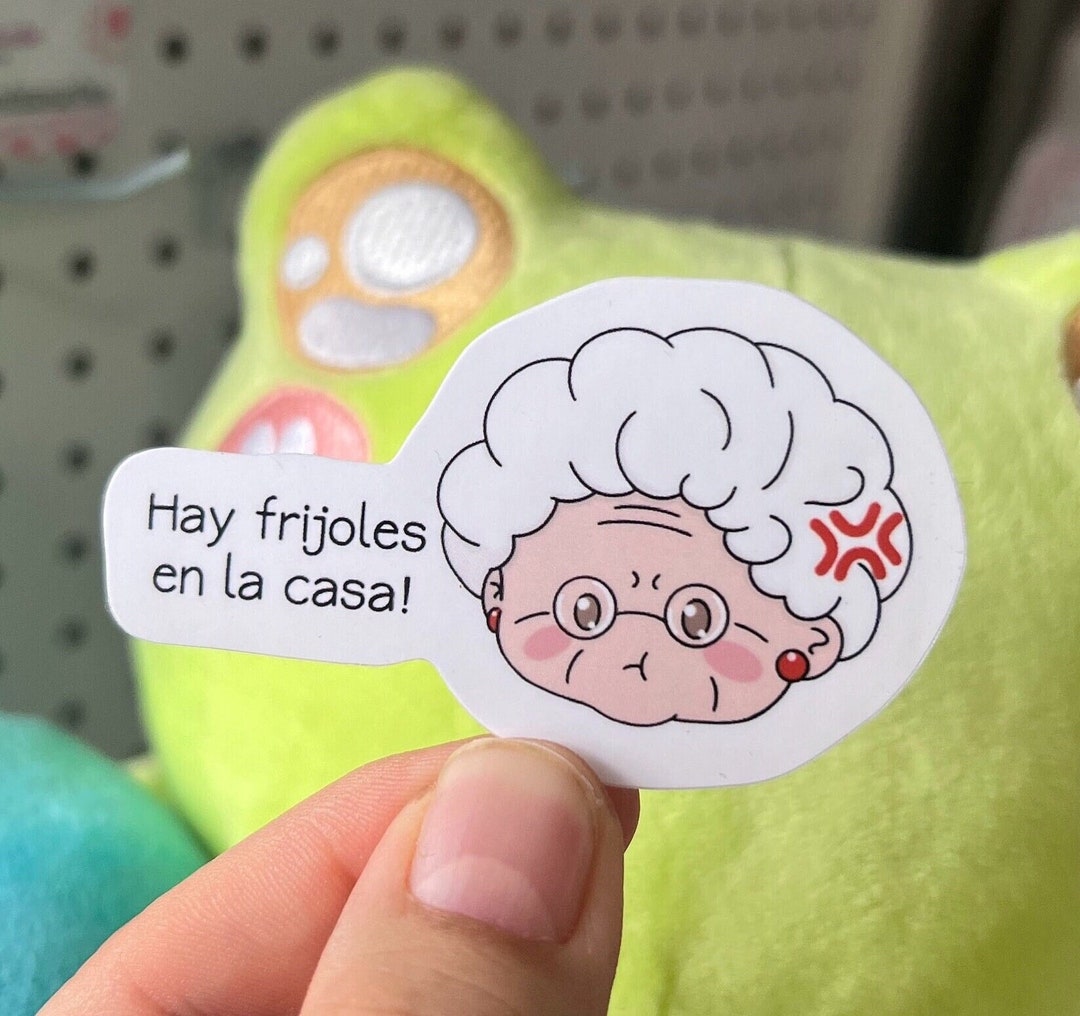 Hay Frijoles En La Casa Sticker, Granny Sticker, Latina Sticker ...