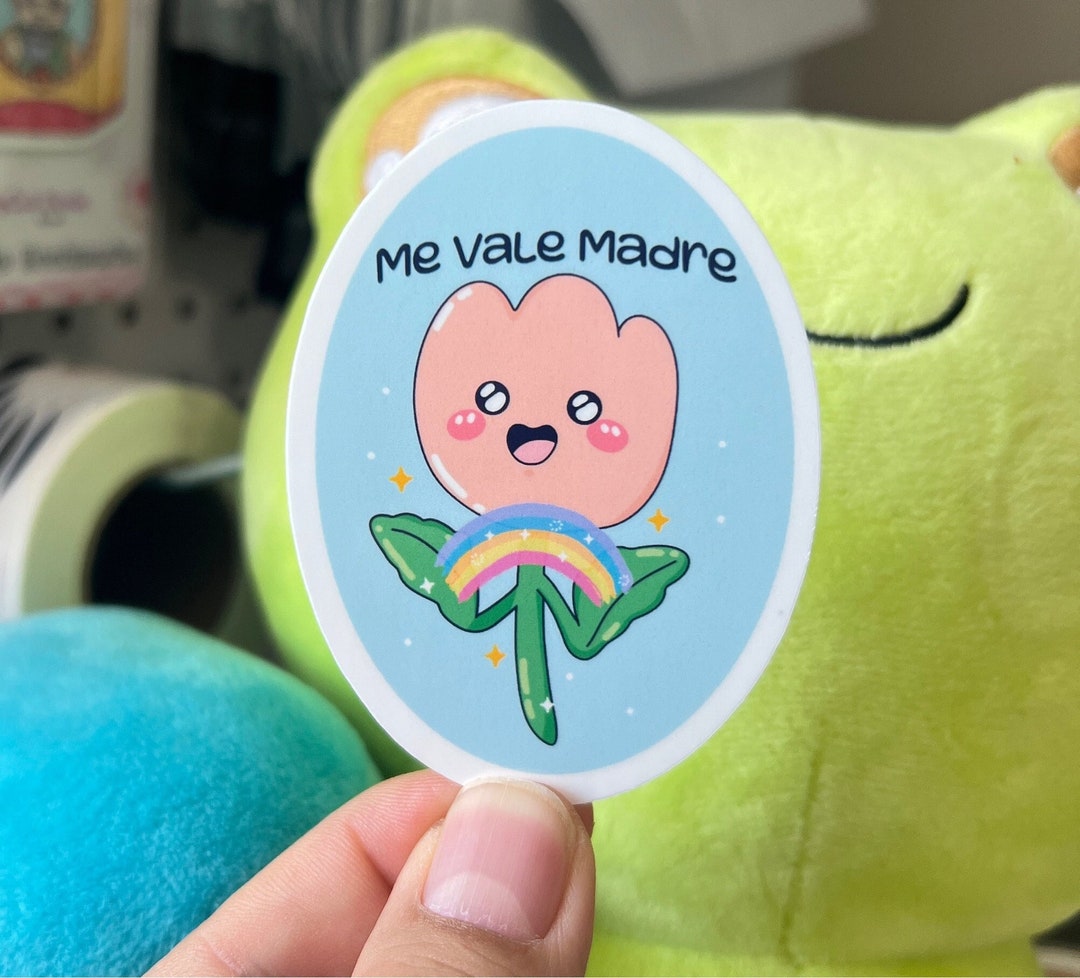 Me Vale Madre Sticker, Tulip Sticker, Mexican Stickers, Flower Stickers ...