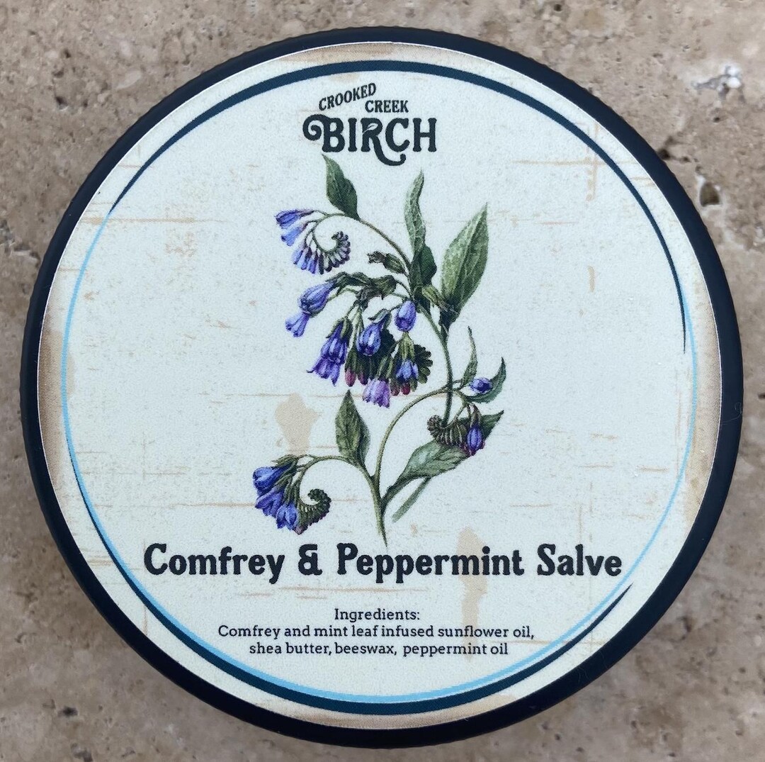 Comfrey and Peppermint Salve - Handmade in Alaska - Etsy