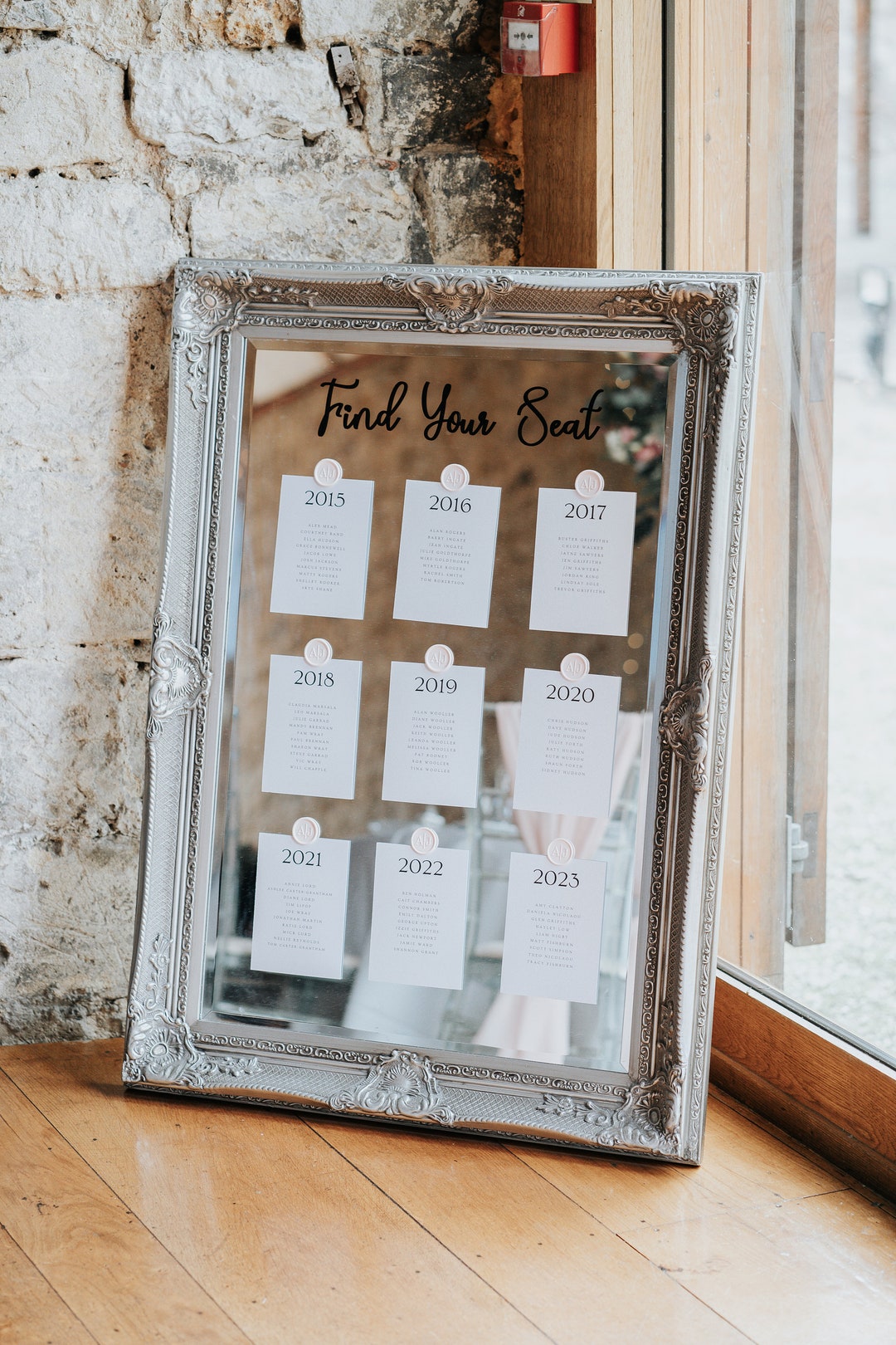 A5 Table Plan Template - Etsy