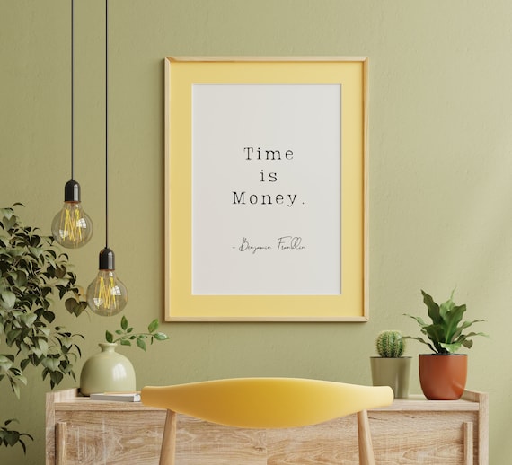 Time Is Money Quote