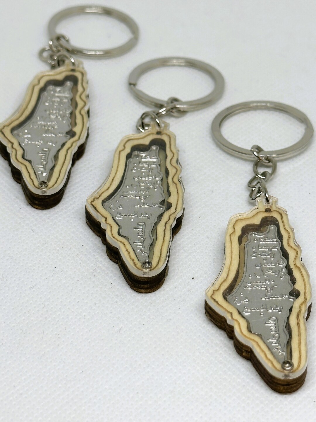 Palestinian Map Keychain (1), Wooden Frame Outline of Palestine - Etsy