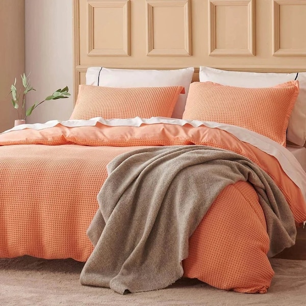 Peach Bedding - Etsy