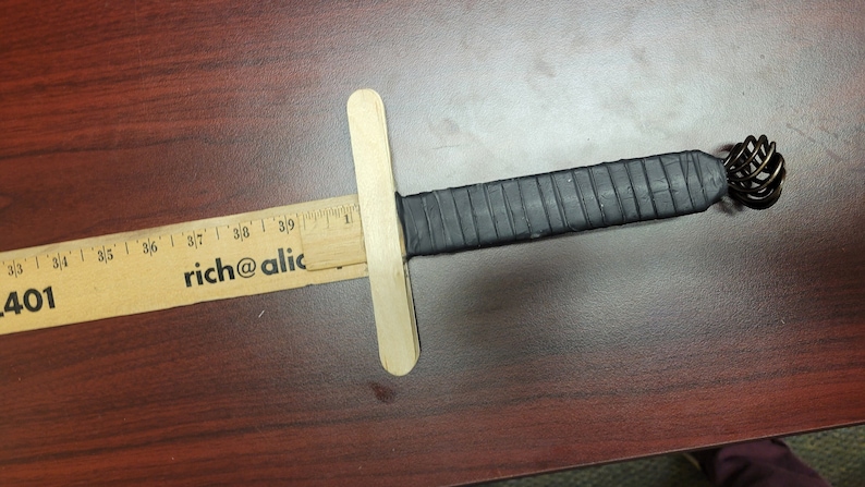 Custom Wooden Yard Stick/ Ruler Sword Made to Order. Ninjato, Katana ...