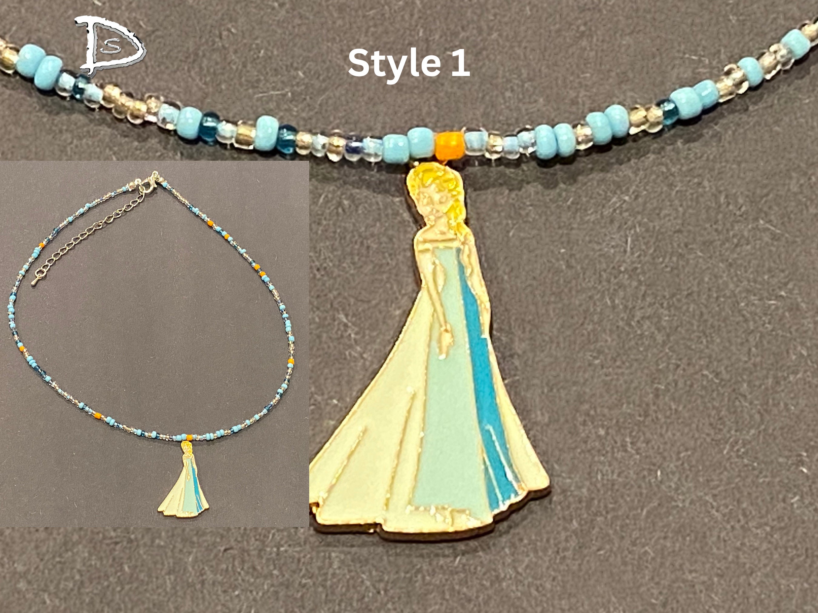 Princess Necklace Disney Princess Inspired Necklace Boho Bohemian ...