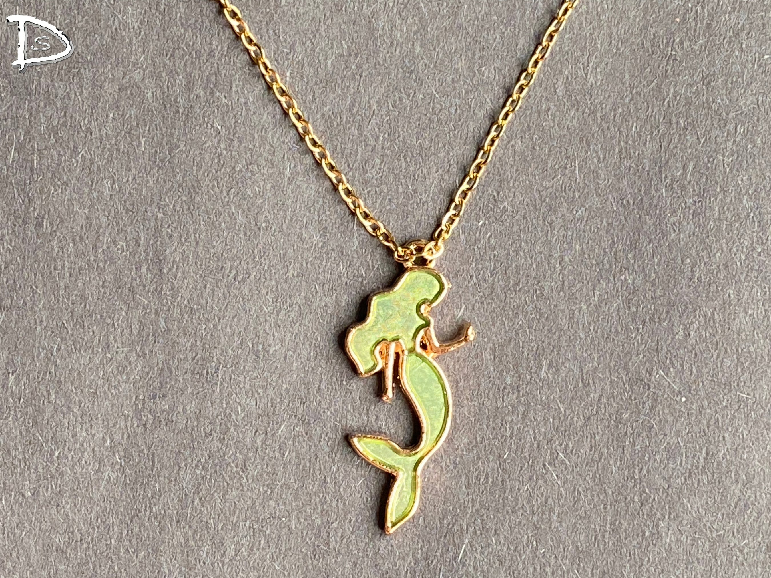 Mermaid Chain Necklace Mermaid Pendant Necklace Teens and Kids Necklace ...