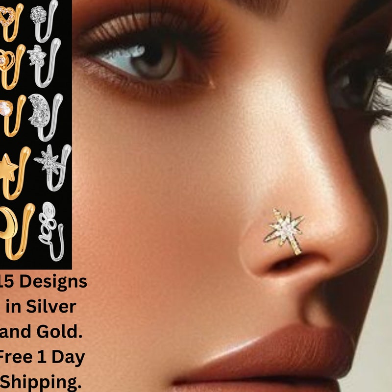 Clip on Nose Ring - Etsy