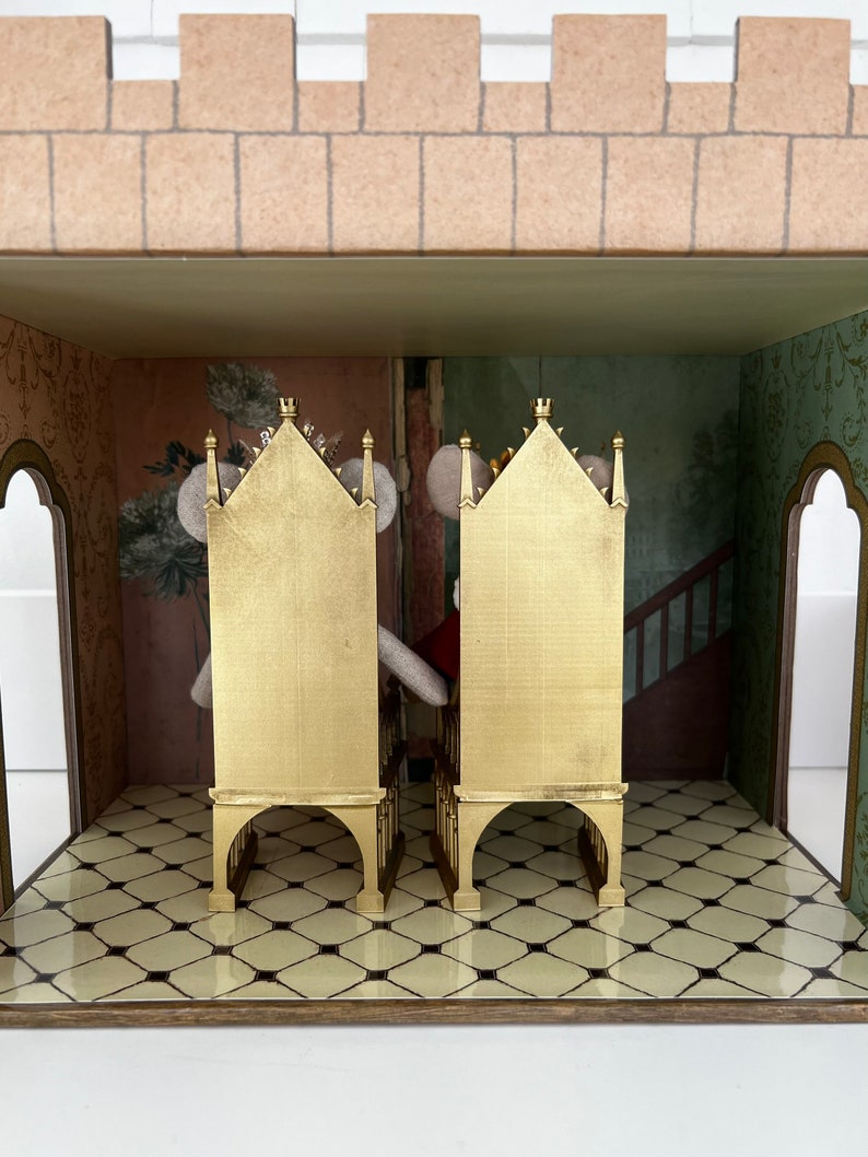Medieval Royal Throne Set for Maileg Mice - Etsy
