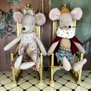 Medieval Royal Throne Set for Maileg Mice - Etsy