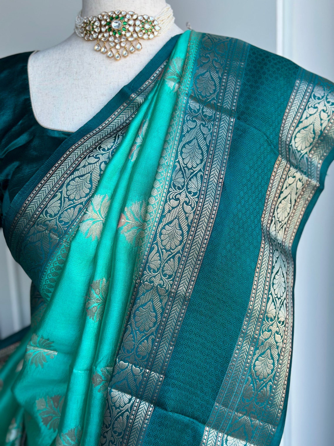 Pure Chiniya Silk Saree Simple Party Wear Saree - Etsy