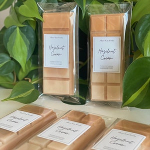 Hazelnut Cream All Natural Soy Snapbar Wax Melts | Hazelnut Cream ...
