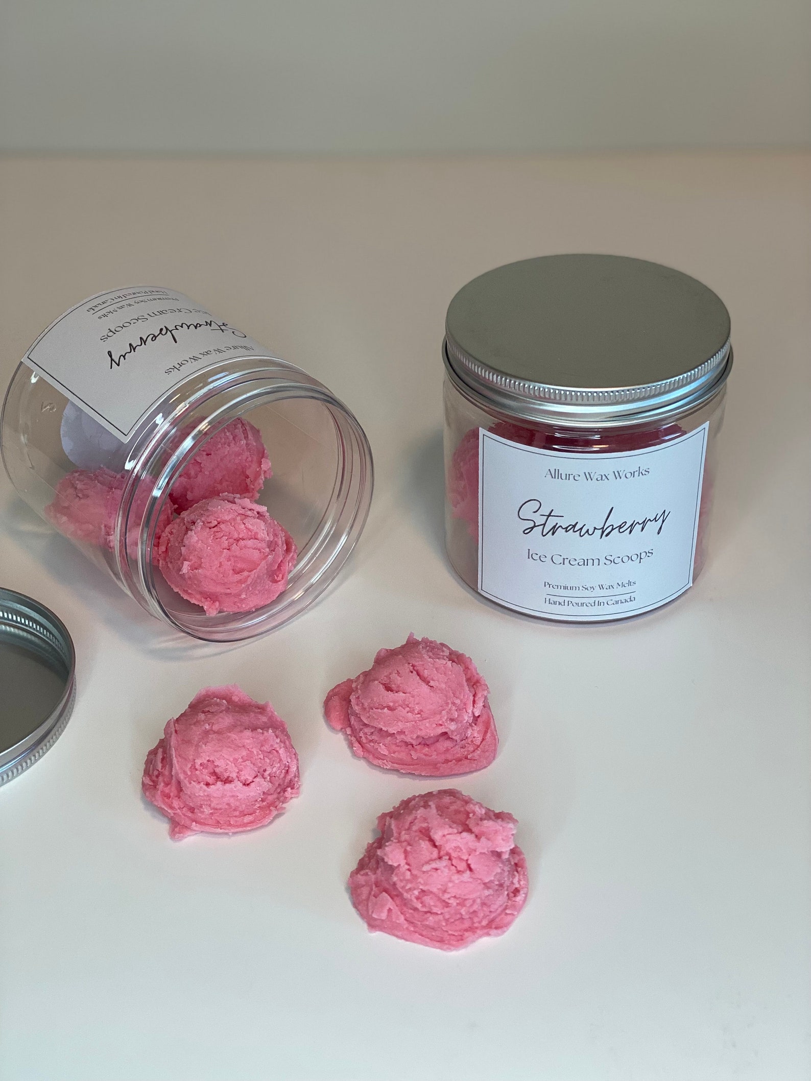 Ice Cream Scoop Natural Soy Wax Melts Vanilla, Strawberry, Chocolate ...