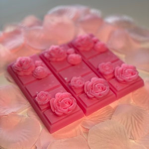 Rose Petals All Natural Soy Snapbar Wax Melts | Rose Scented Premium ...
