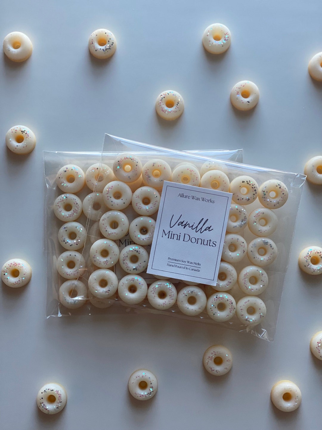 Vanilla Mini Donuts All Natural Soy Wax Melts | Vanilla Scented Premium ...