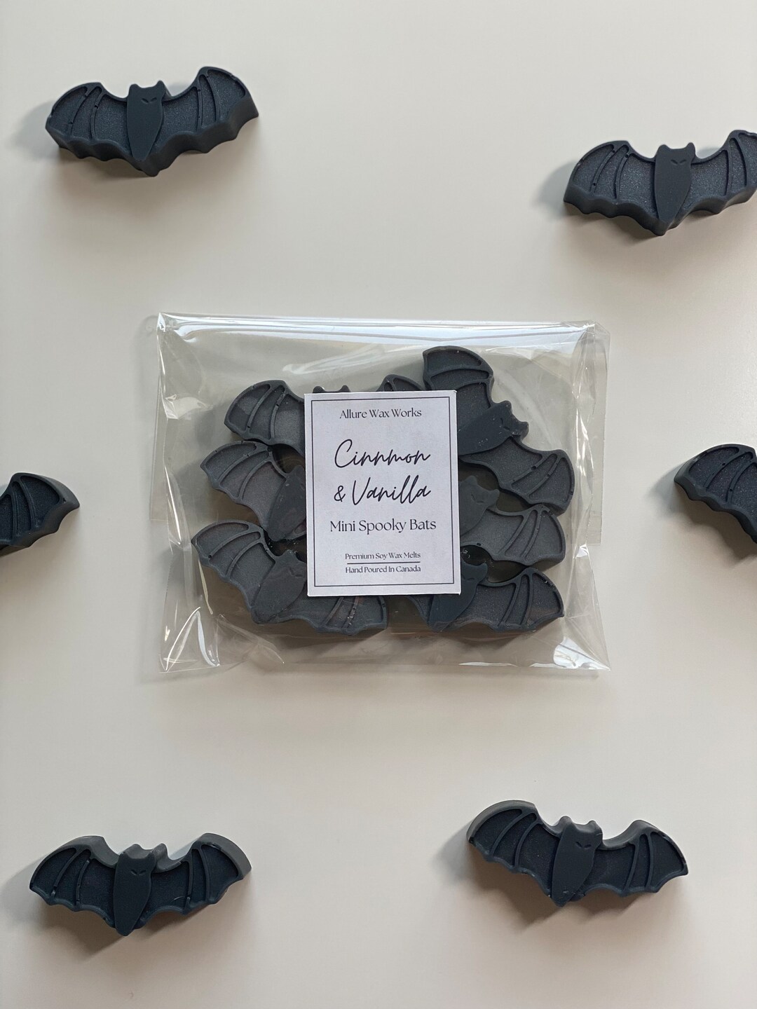 Vanilla & Cinnamon Mini Spooky Bat All Natural Soy Wax Melts ...