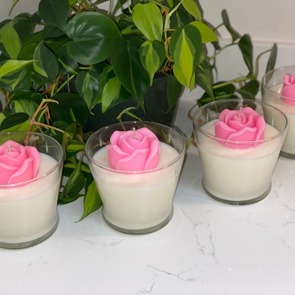 Rose Petals All Natural Soy Snapbar Wax Melts Rose Scented Premium ...