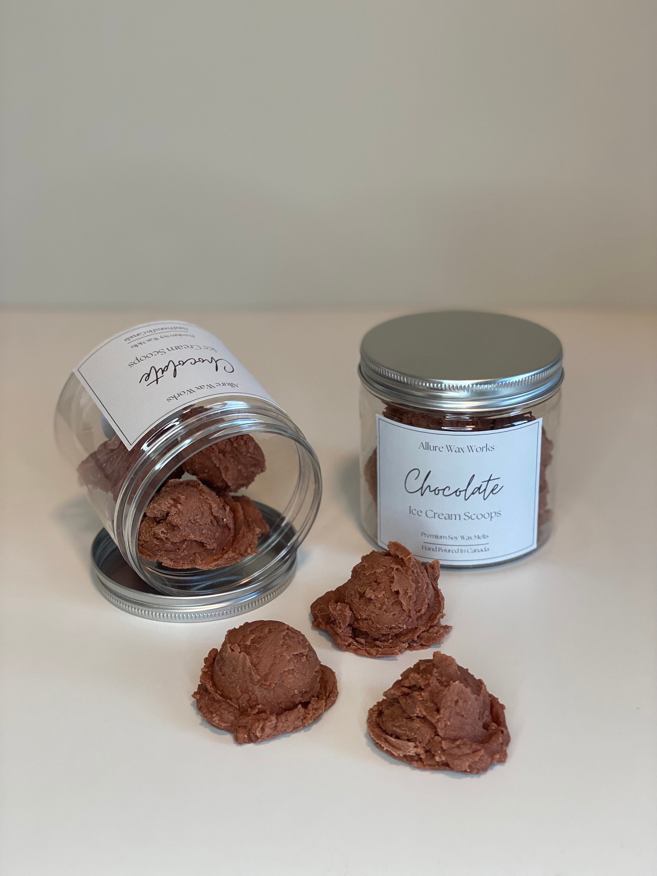 Ice Cream Scoop Natural Soy Wax Melts Vanilla, Strawberry, Chocolate ...