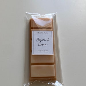 Hazelnut Cream All Natural Soy Snapbar Wax Melts | Hazelnut Cream ...