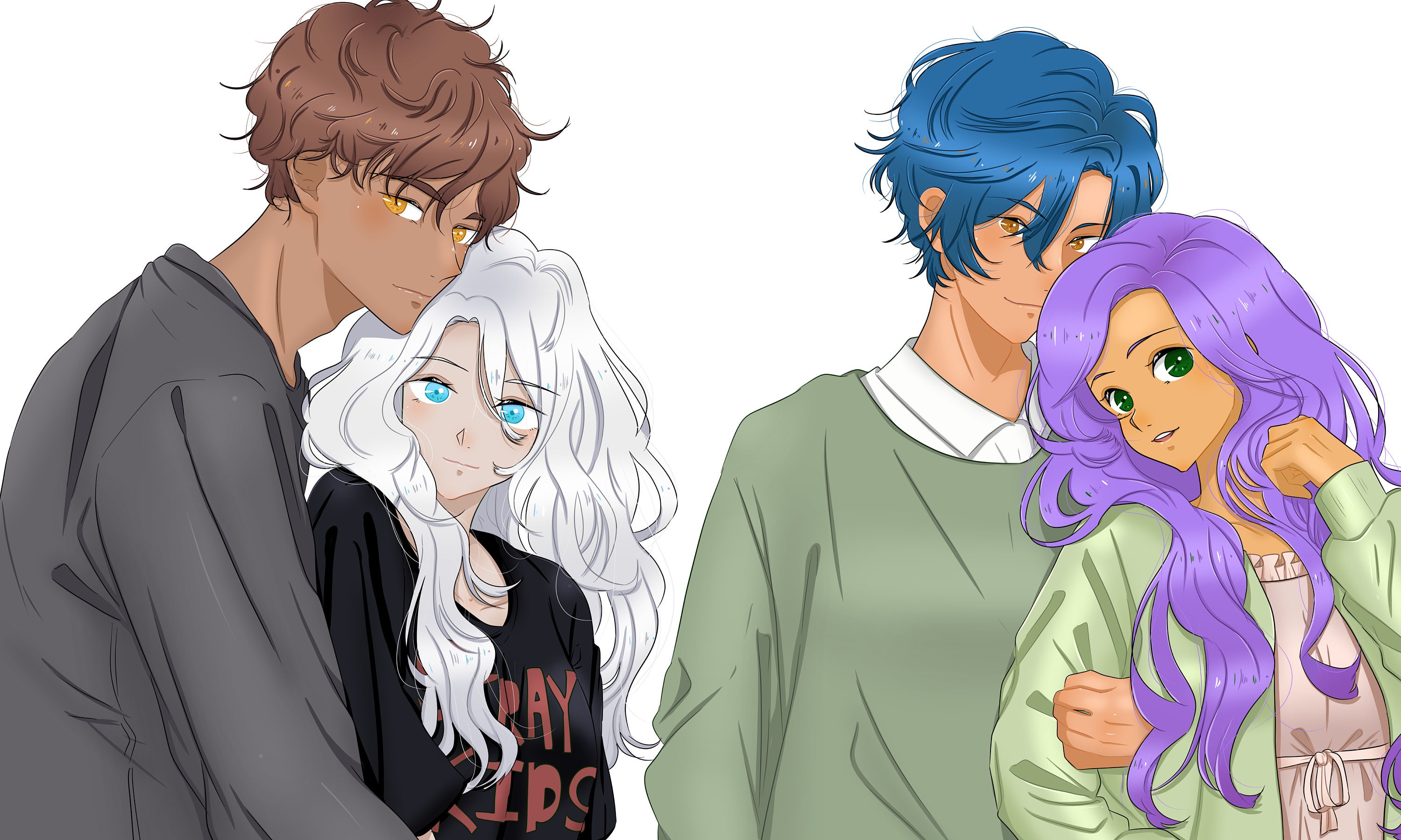 Anime Chibi Manga Digital Art Custom Commission Illustration Oc Fanart ...
