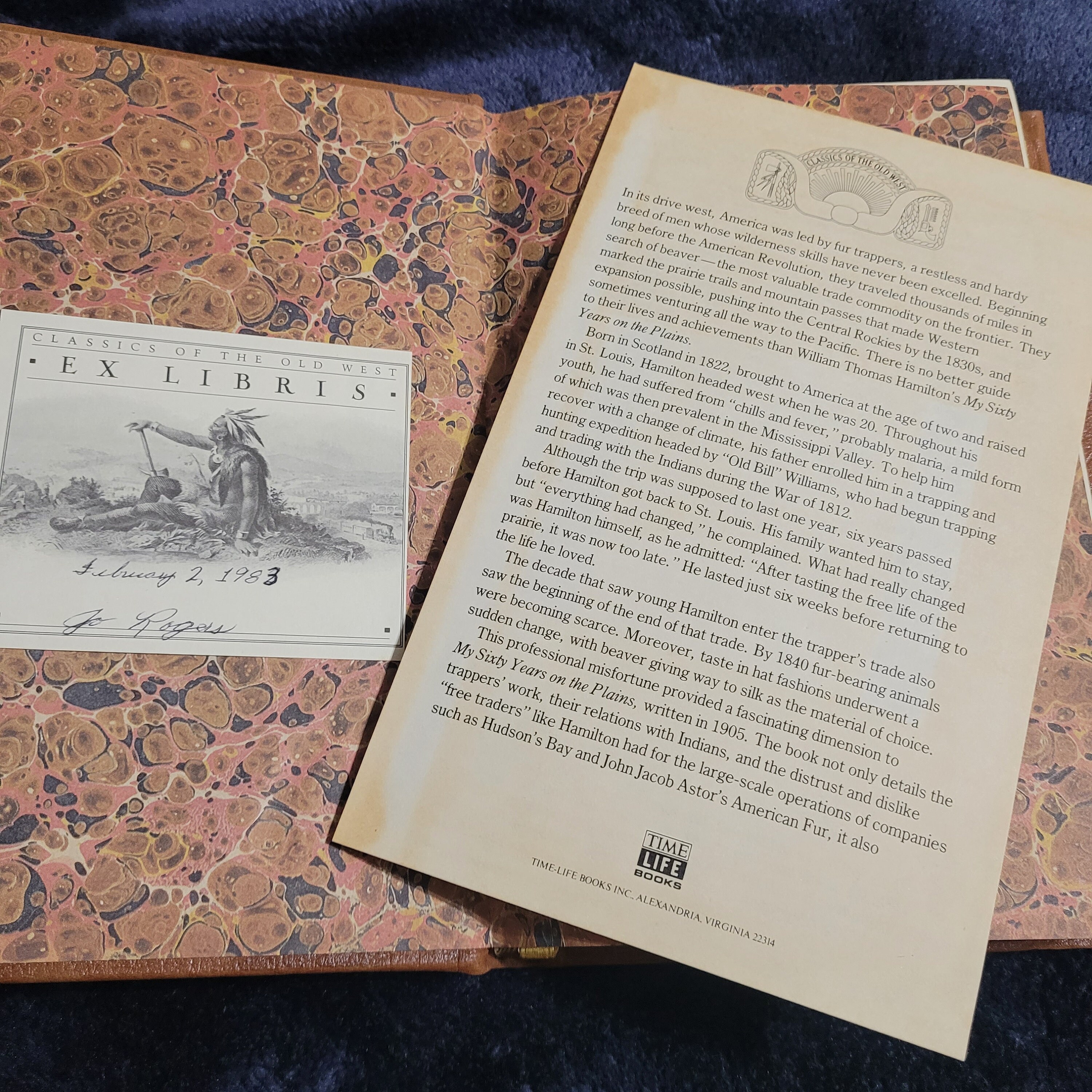 My Sixty Years on the Plains by William Thomas Hamilton Leatherbound ...