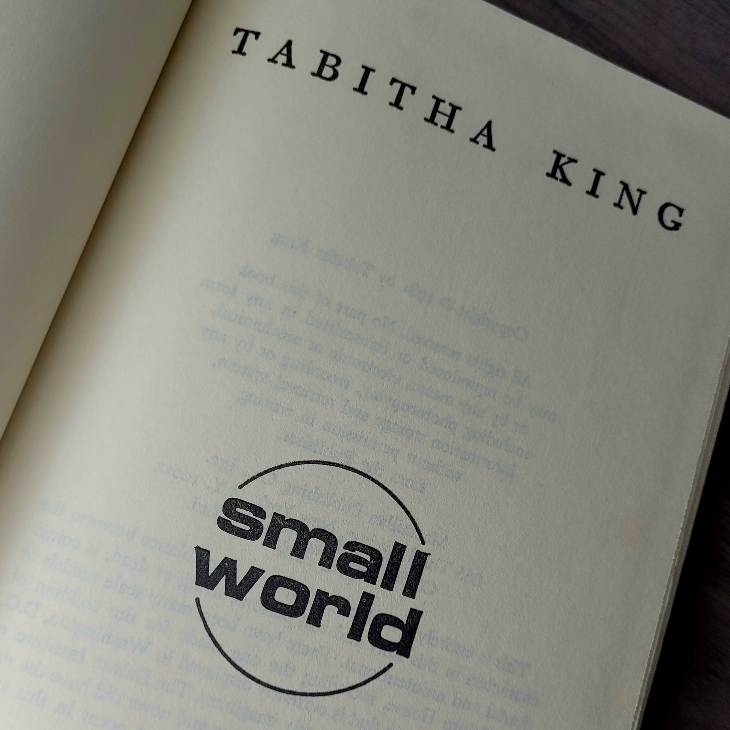 Small World Tabitha King