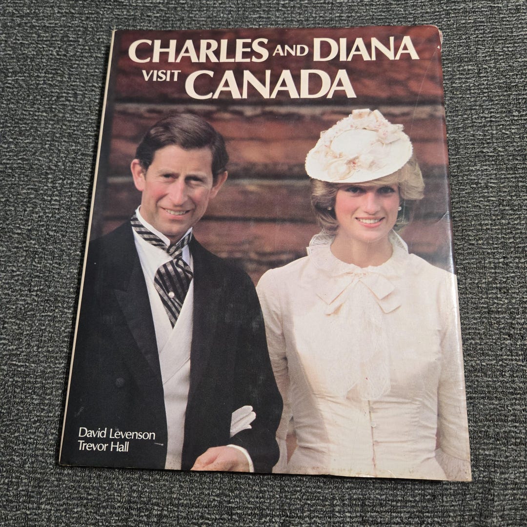 Vintage 1980s Princess Diana Photography Book Charles and Diana Visit ...