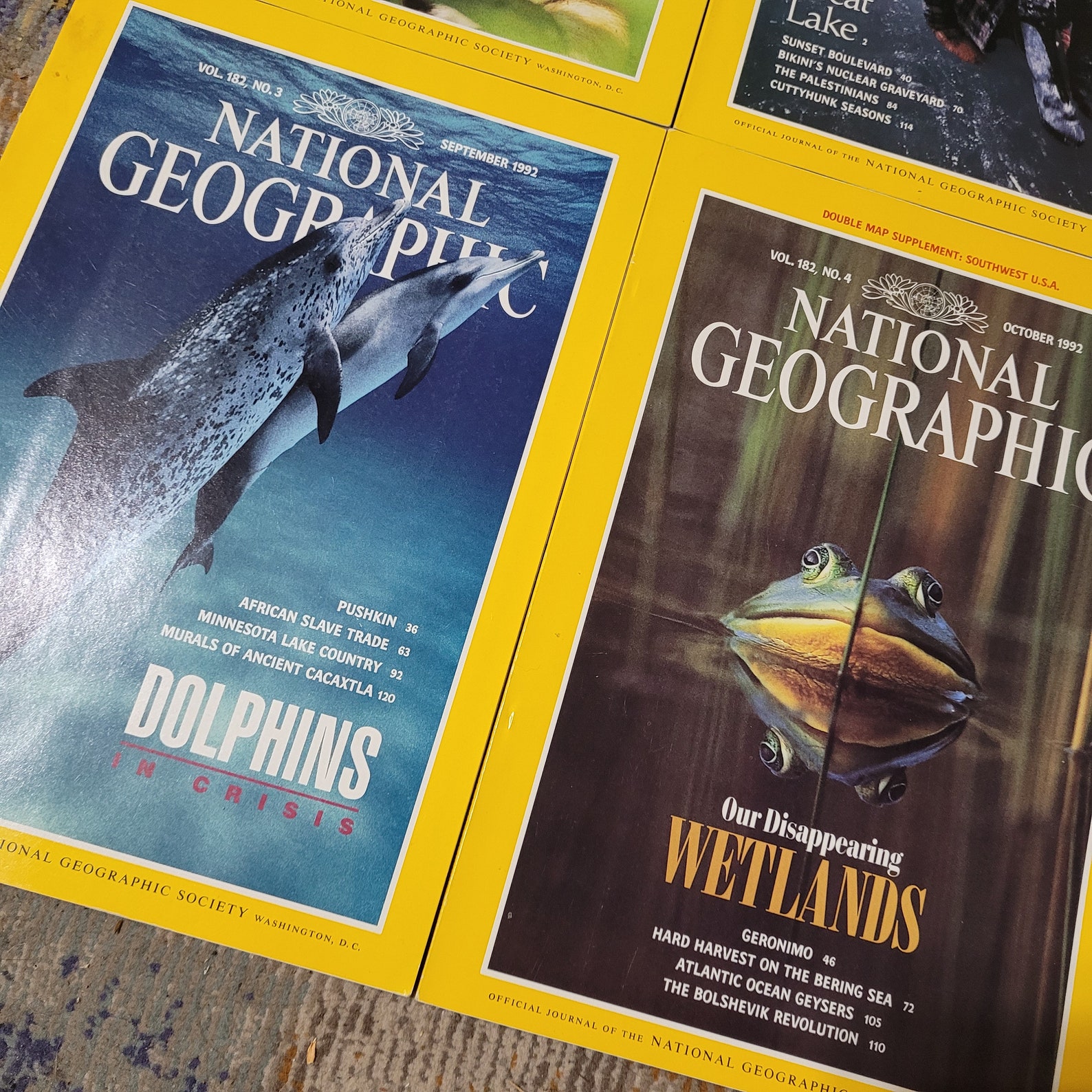 1992 National Geographic Magazine Collection Full Year Nat Geo Vintage ...