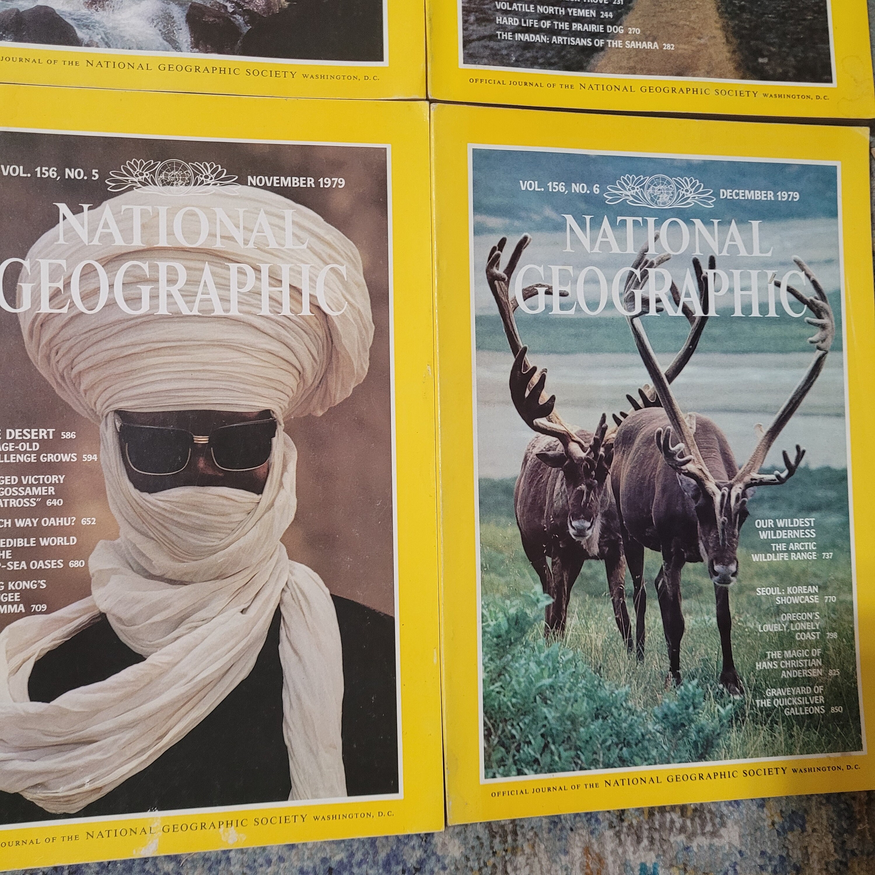 1979 National Geographic Magazine Collection, Full Year Lot of 12 Vintage Nat Geo Magazines From ...